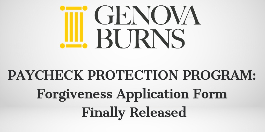 Paycheck Protection Program Forgiveness Application Form Finally ...