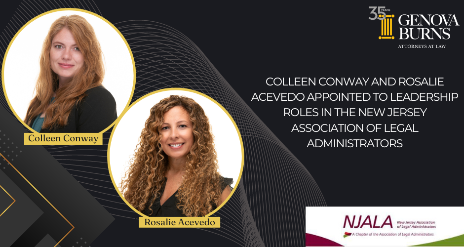 Genova Burns Office Leaders to Assume Roles at New Jersey Association ...