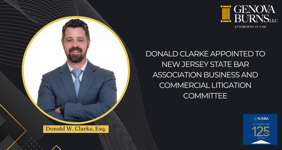 Donald Clarke Appointed to New Jersey State Bar Association Business ...